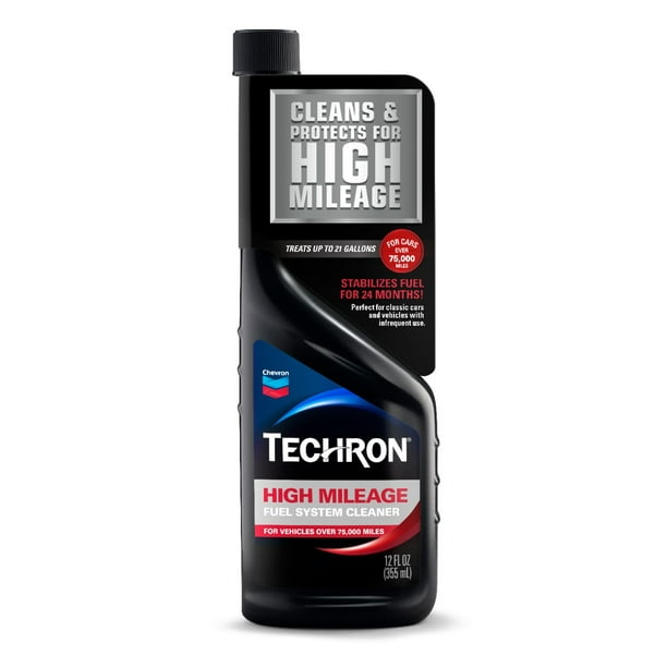 Chevron Techron High Mileage Fuel System Cleaner, 12 oz - Walmart ...