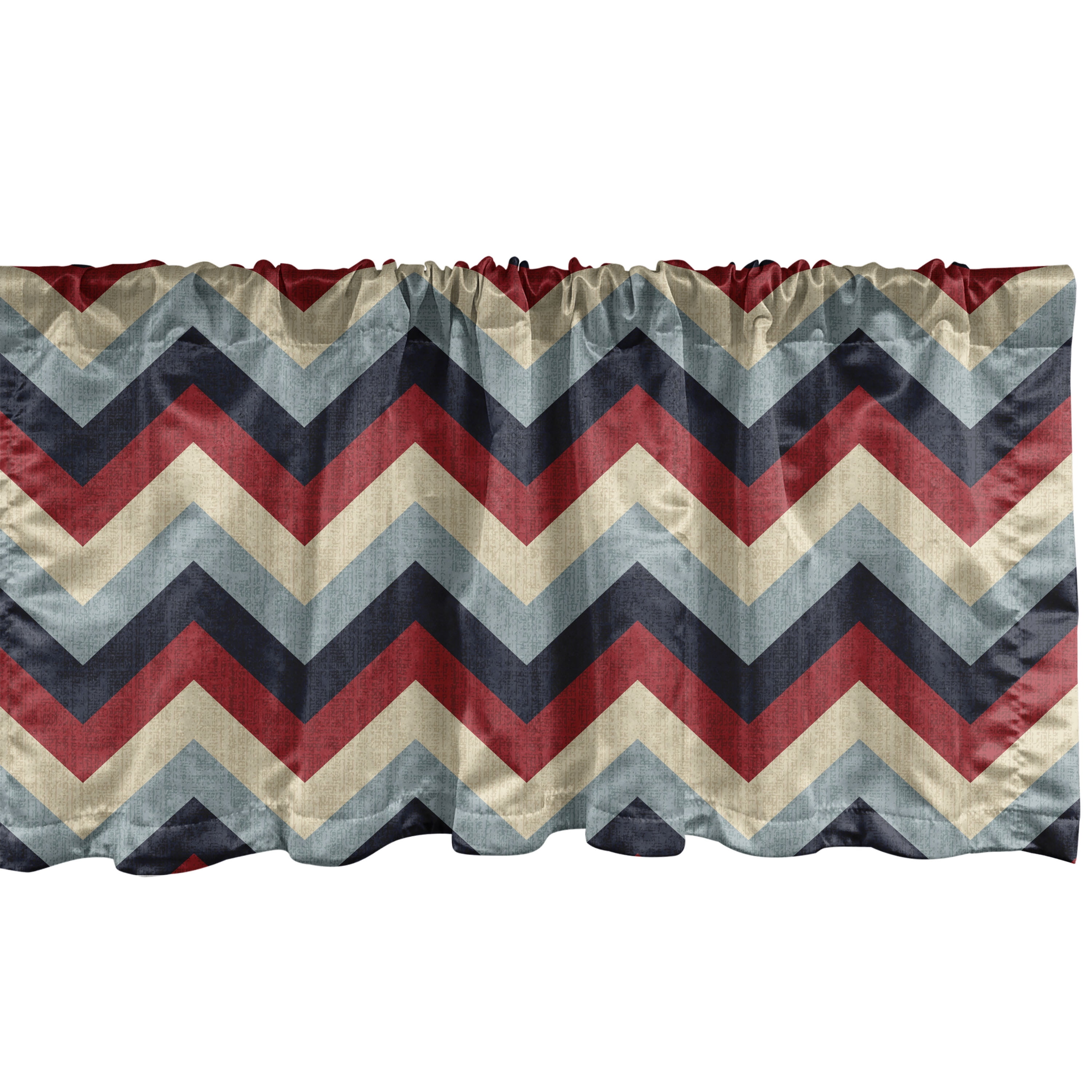 Chevron Window Valance Pack Of 2 Triangle Abstract Geometrical