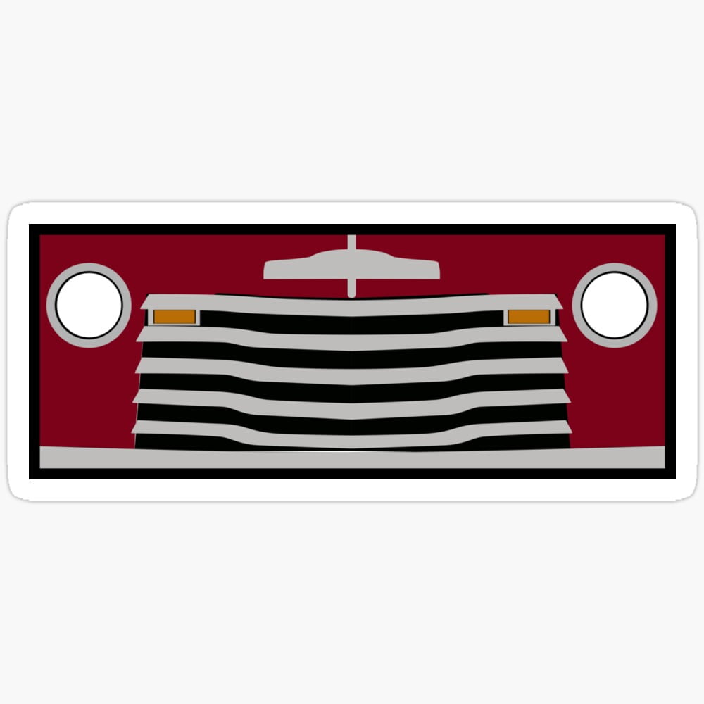 Chevy 3100 Truck Front End Sticker Phone Decal Water Bottle Stickers ...