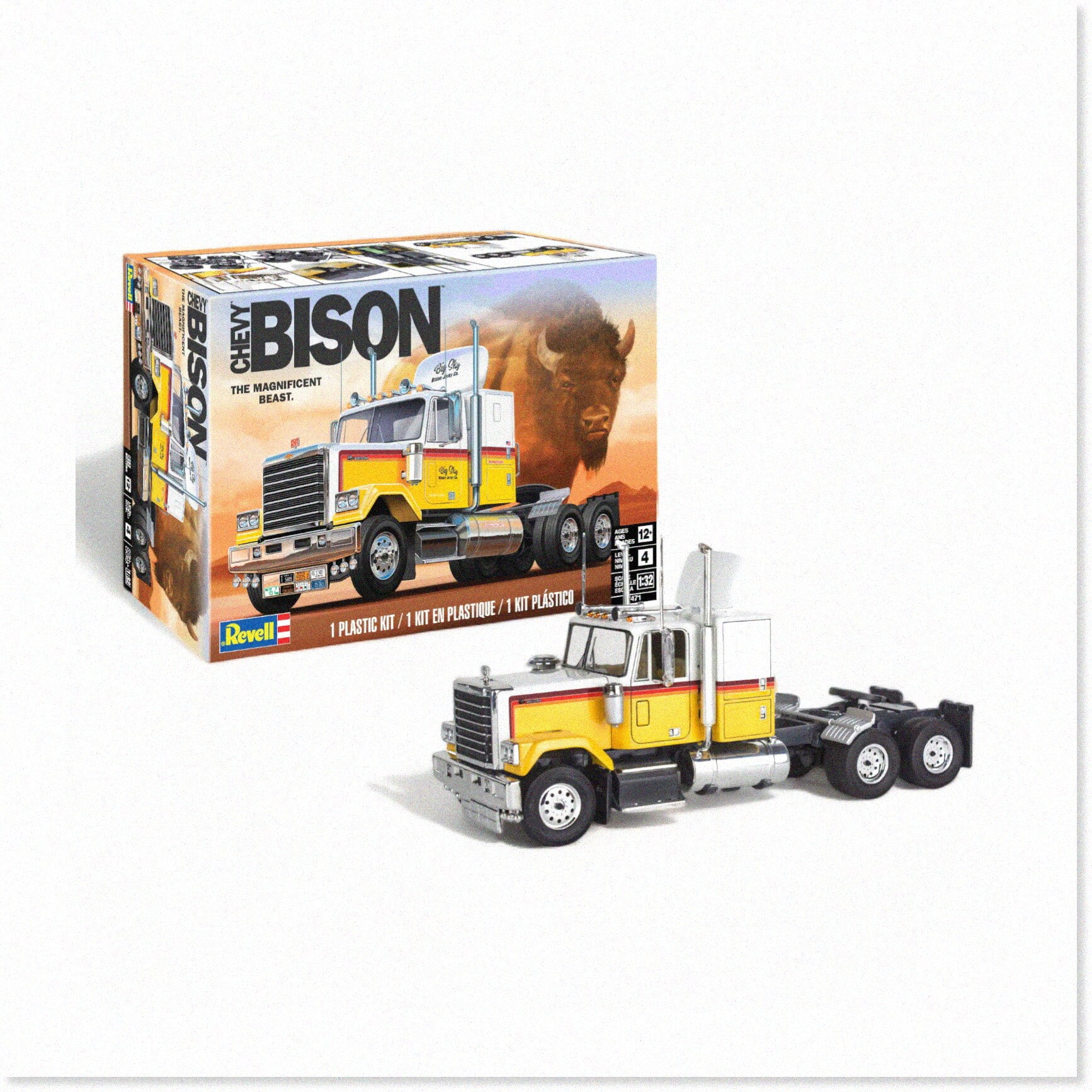 Chevy Bison Masterpiece: 1:32 Scale Model Truck Kit - Build Your Dream ...