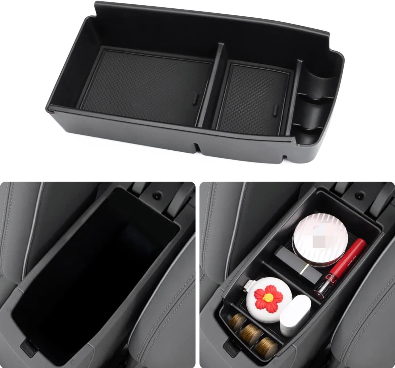 Chevy Bolt EUV Center Console Armrest Storage Box Tray Organizer, 2022 ...
