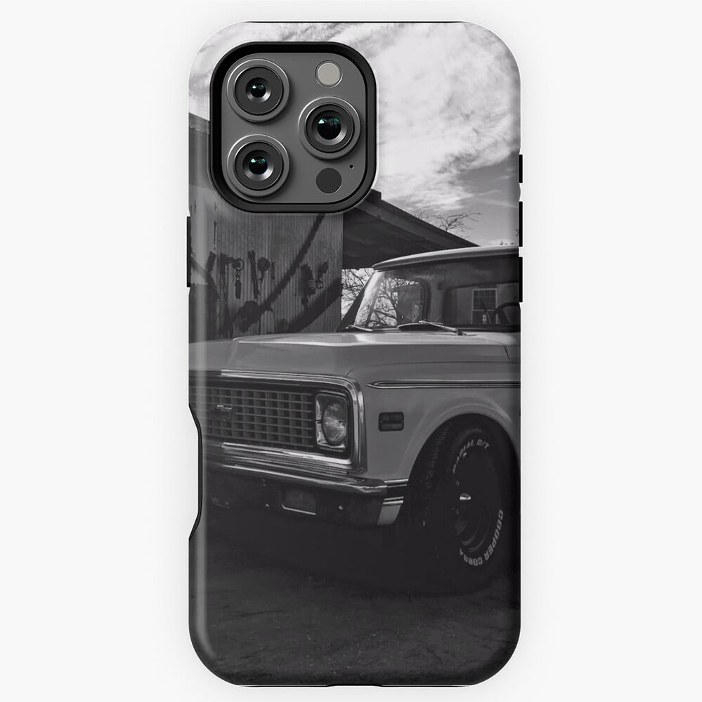 Chevy C10 American Muscle Truck Art Phone Case for iPhone 16 15 14 13 ...