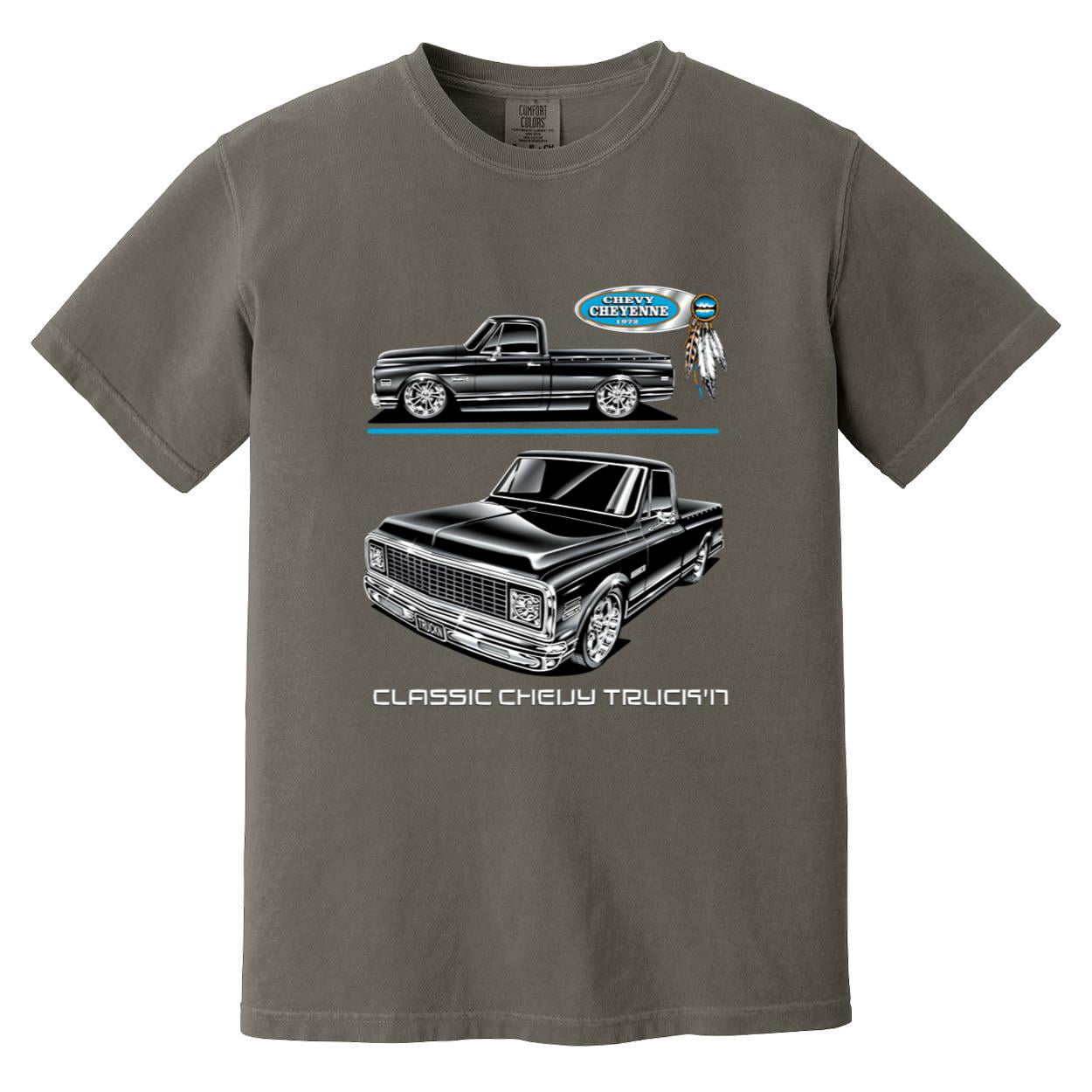 Chevy C10 Cheyenne Pickup Collector Tribute Graphic Comfort Color T ...