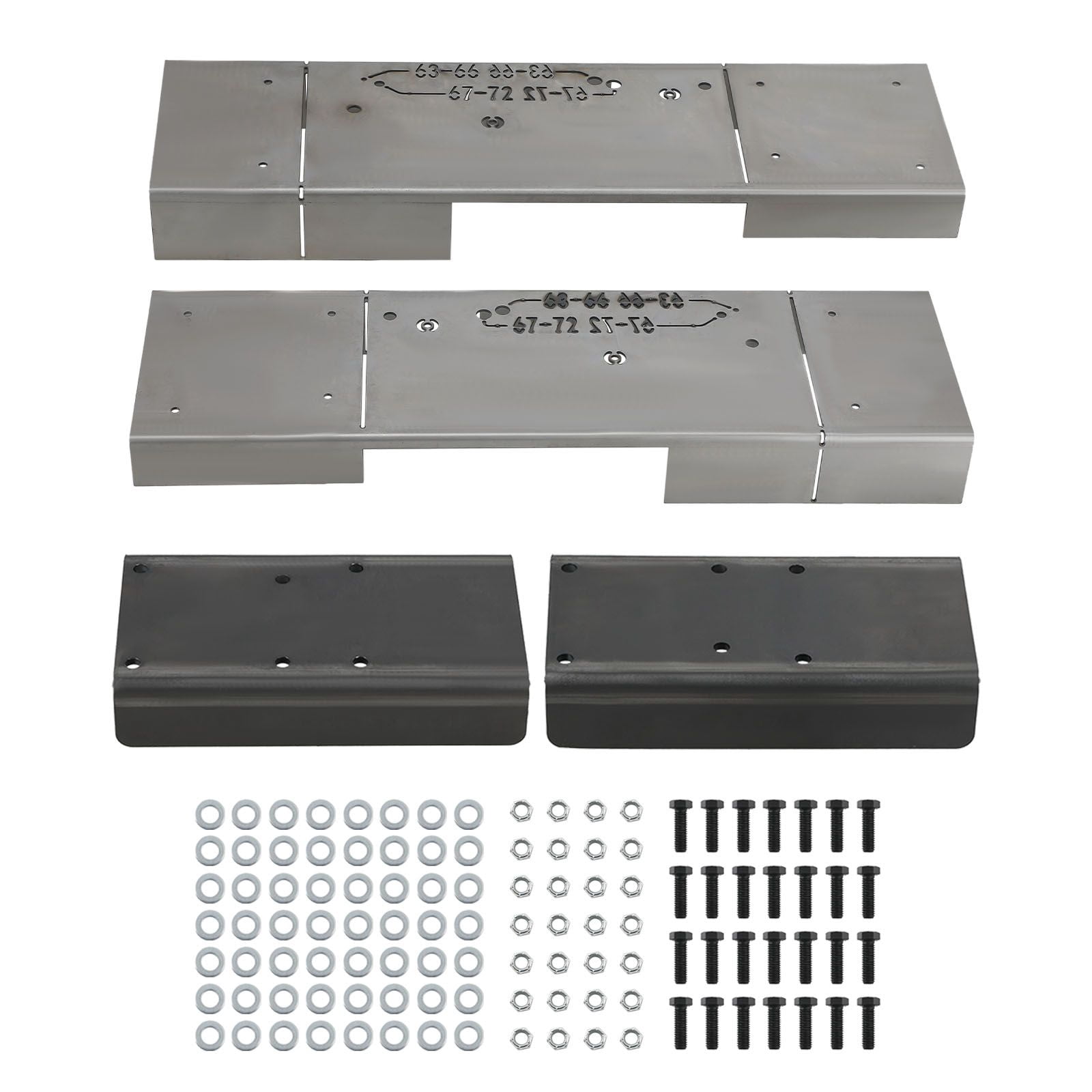 Chevy C10 Frame Shortening Kit - Short Bed Conversion, 1/4" Heavy Plate ...