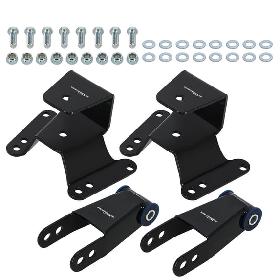 Chevy C10/R10 & GMC C15 2WD Lowering Kit - 4" Drop, Rear Hangers ...