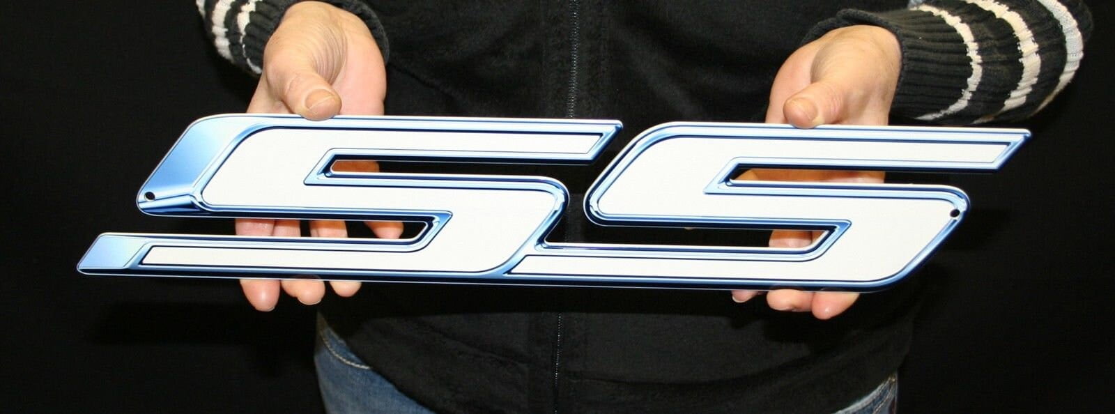 Chevy Camaro SS Flat Steel Sign - White - Walmart.com
