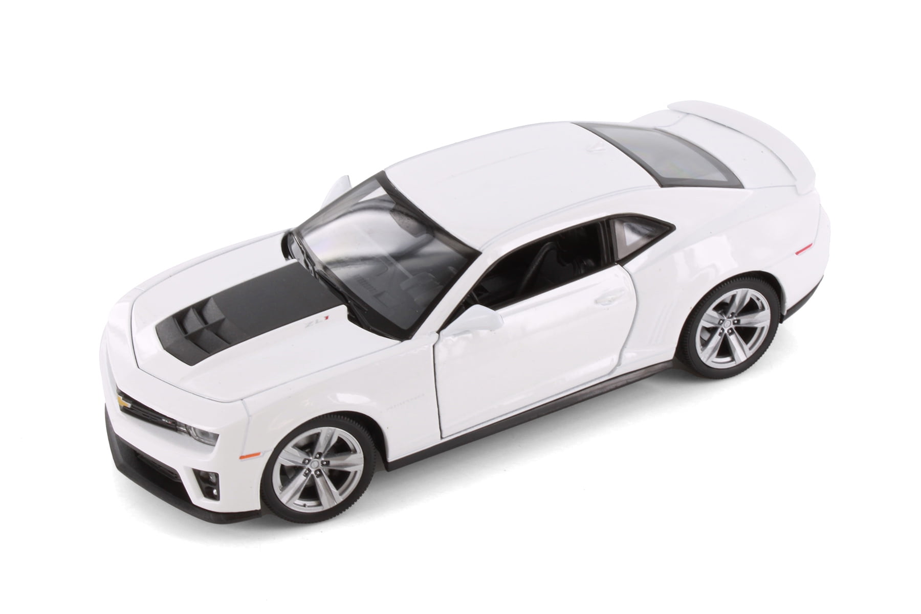 Chevy Camaro ZLI Hard Top Muscle Car, White - Welly 24042 - 1/24 Scale ...