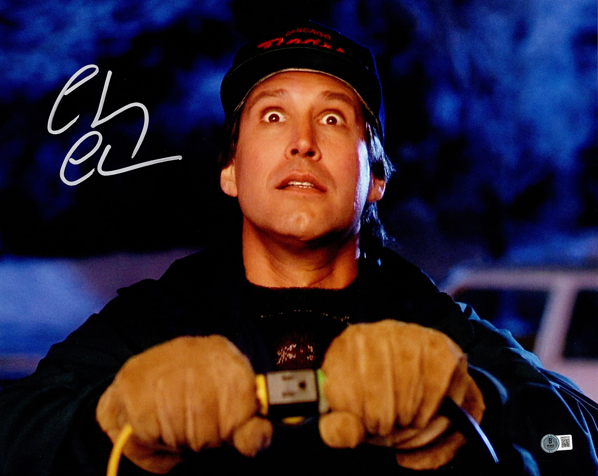 Chevy Chase Autographed 16x20 Photo Vacation Clark Griswold Beckett BAS ...