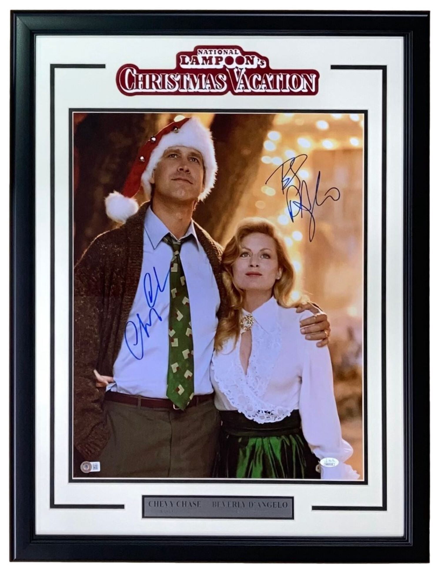 Chevy Chase Beverly D'Angelo Signed Frame 16x20 Christmas Vacation ...