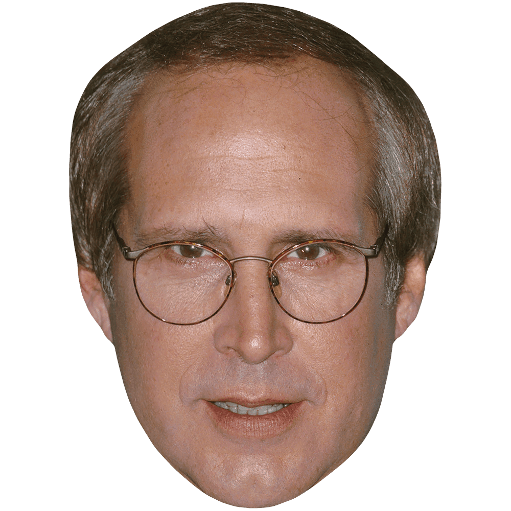 Chevy Chase (Grey Hair) Celebrity Mask, Flat Card Face, Fancy Dress ...