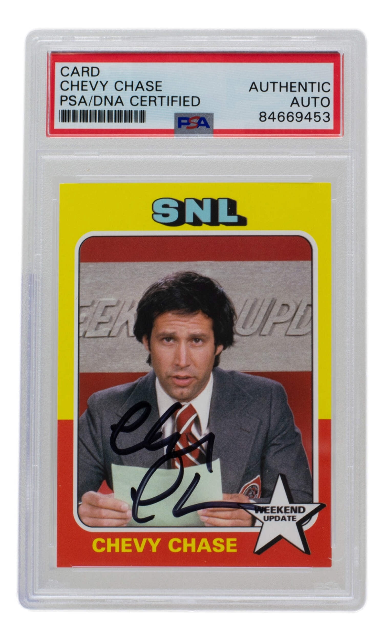 Chevy Chase Signed SNL Weekend Update Trading Card PSA/DNA - Walmart.com