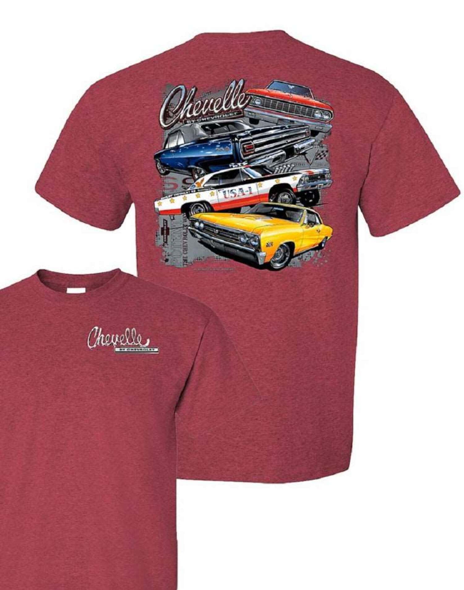 Chevy Chevelles 1964-67 Mens T shirt Licensed - Walmart.com