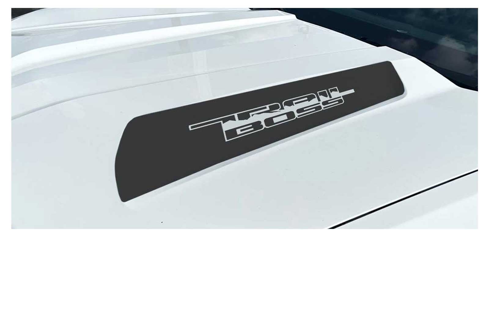 Chevy Colorado Matte Black Trail Boss Hood Decals 2023-2026 Set of 2 GM ...