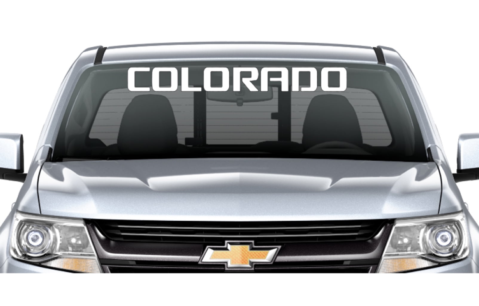 Chevy Colorado White Windshield Banner Decal 2015-2026 GM Licensed ...