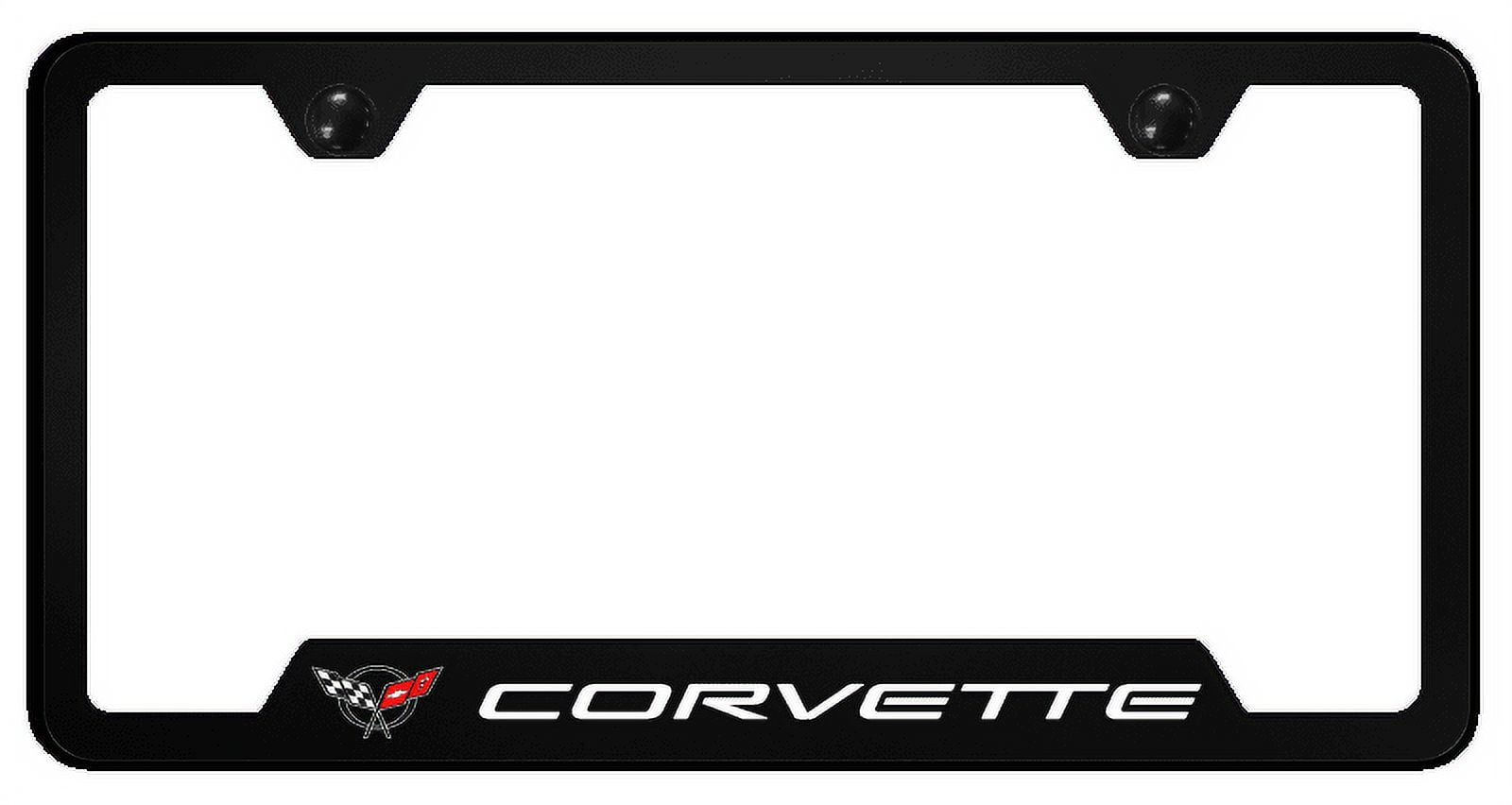 Chevy Corvette C5 Polycarbonate Notched License Plate Frame Official ...