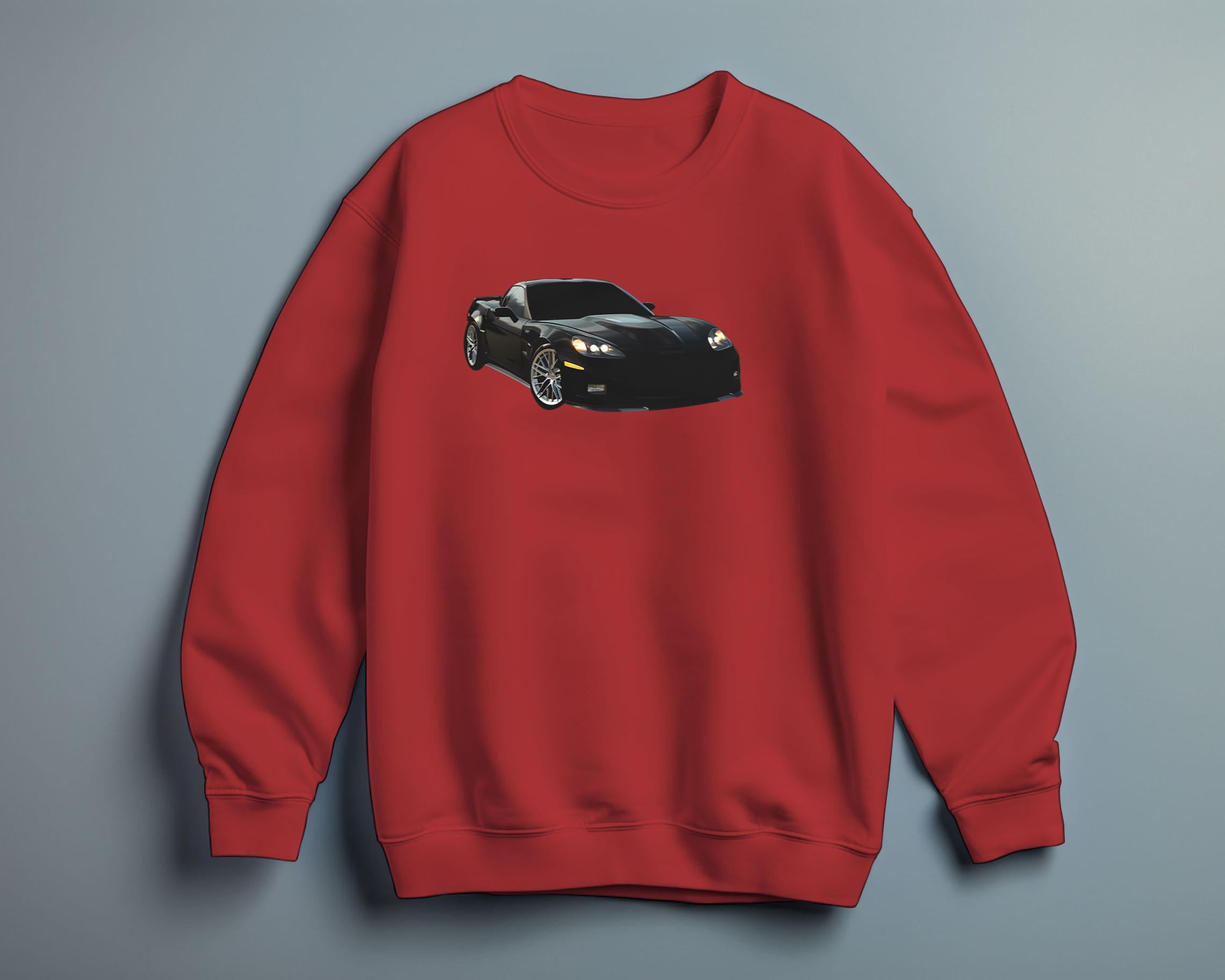 Chevy Corvette ZR1 C6 Mens T shirt - American Sports Car Racing Tee 100 ...