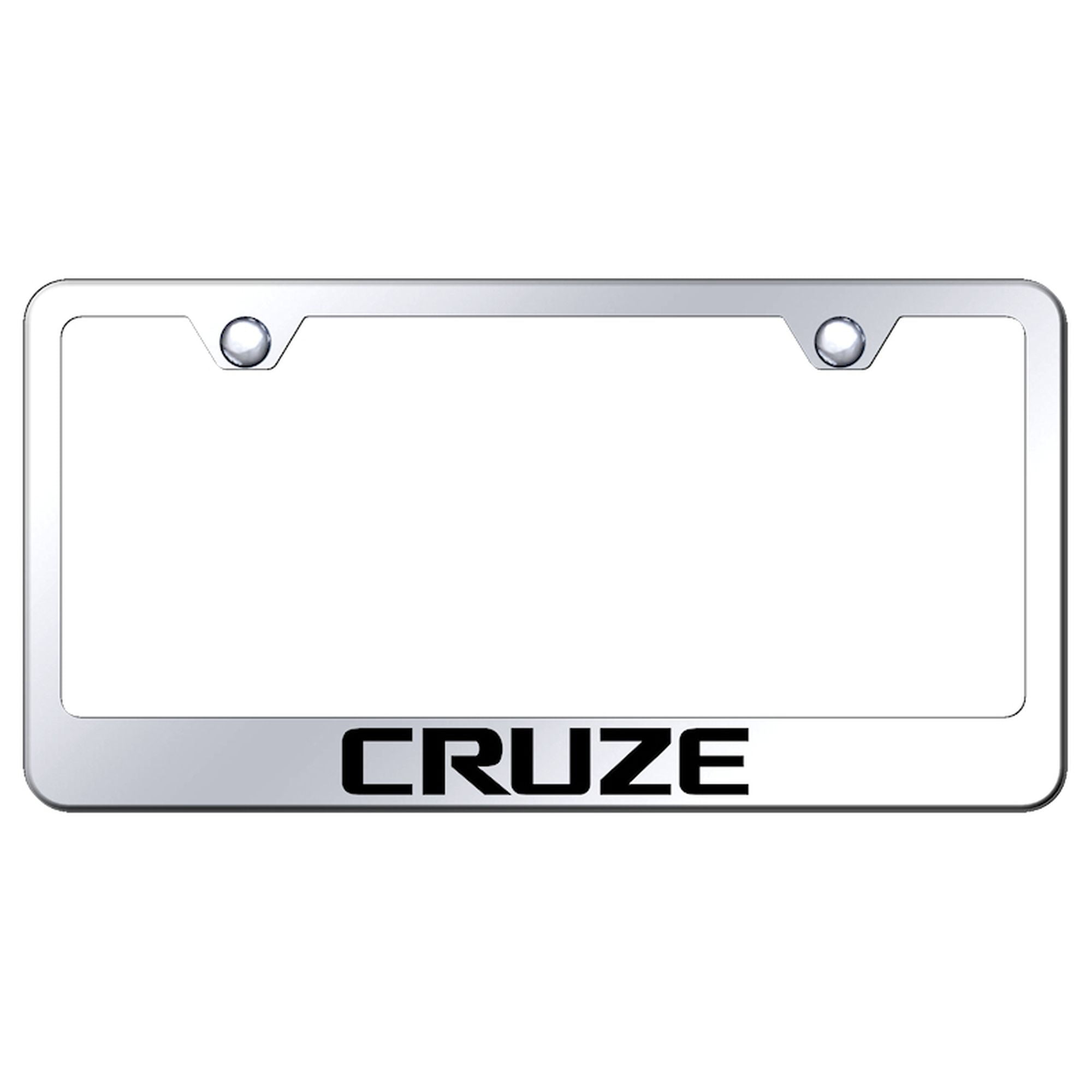 Chevy Cruze Laser Etched Logo Stainless Steel License Plate Frame ...