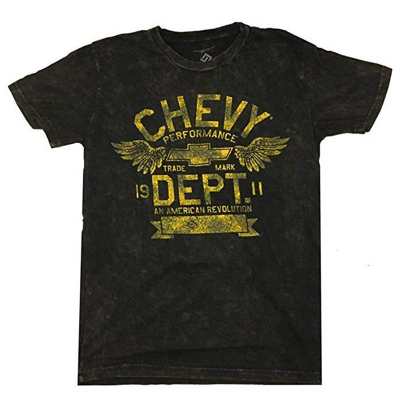 Chevy Distressed Adult Short Sleeve T-shirt-Black-medium - Walmart.com