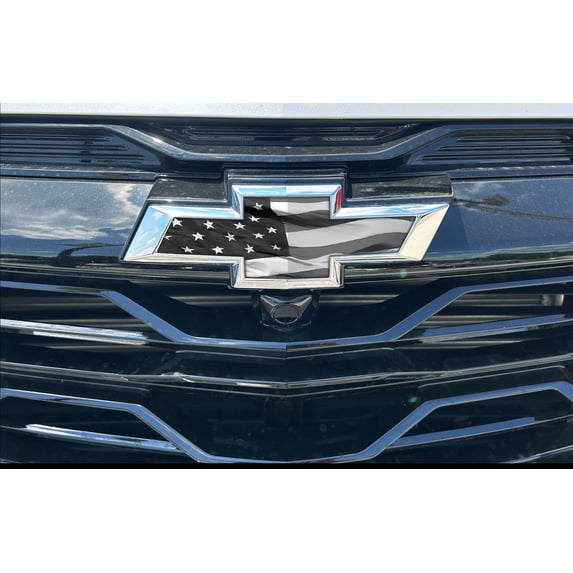 Chevy Equinox Black Flag Grille Gate Bowtie Emblem Overlay Decals 2018 ...