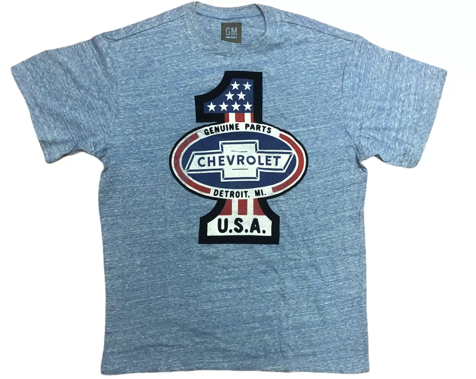 Chevy GM Genuine Parts Detroit Men's Felt Logo T-Shirt - Walmart.com