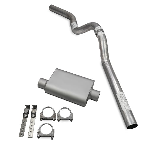Chevy GMC 1500 19-25 Single 3" Truck Exhaust Kits 2 chamber Corner Exit ...