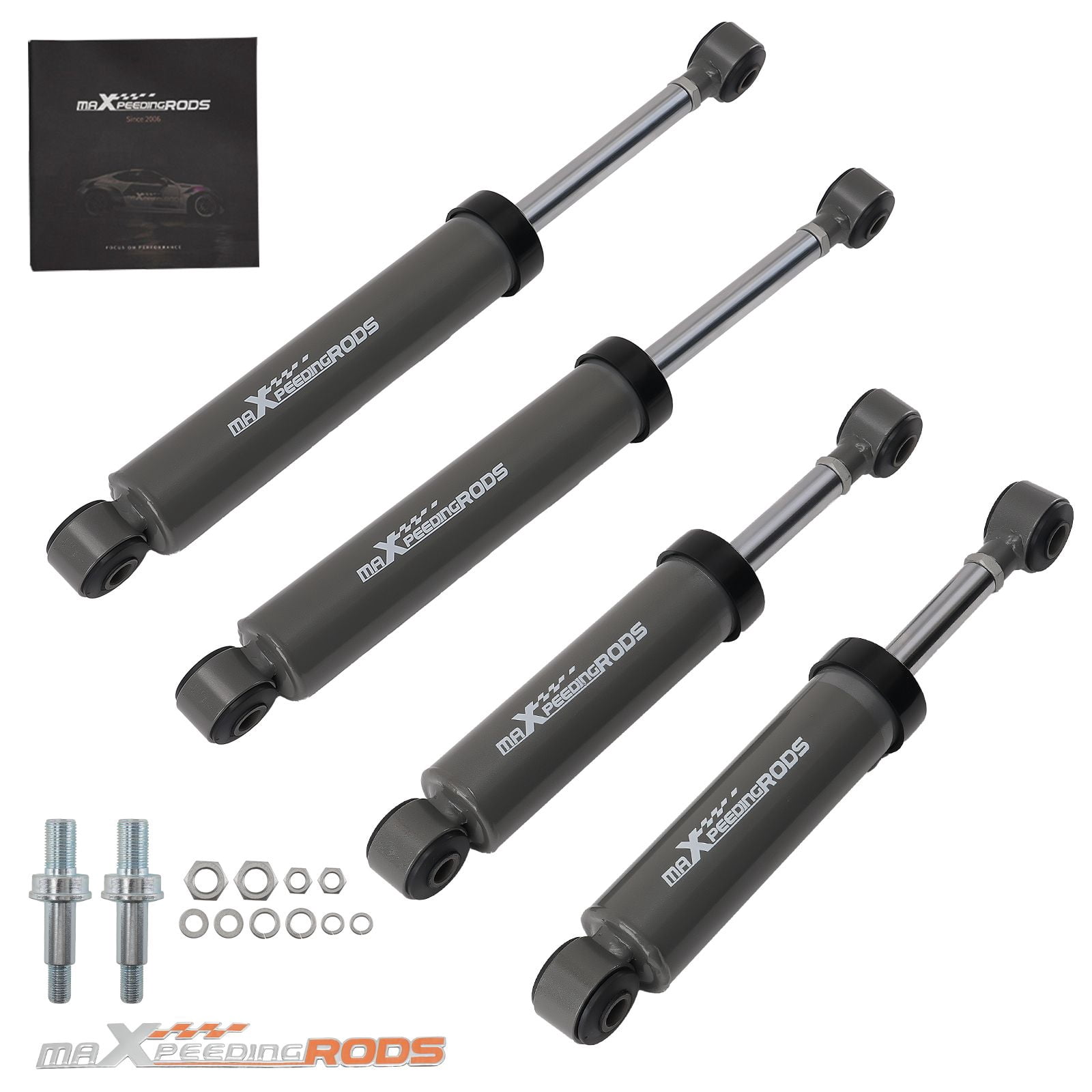 Chevy GMC C10/C15 Lowering Shock Absorbers 1963-1972, 2"-3" Front & 4 ...