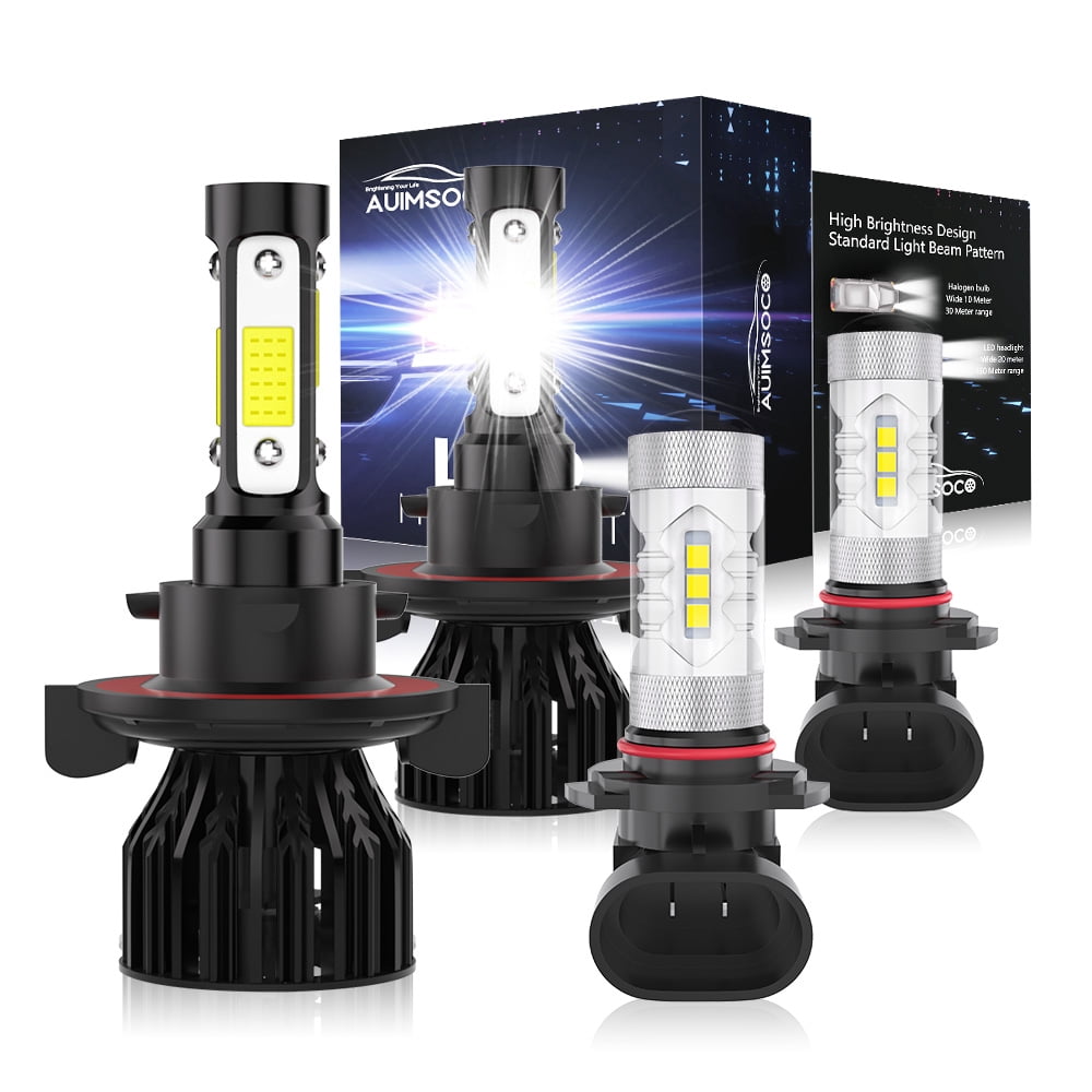 For Chevy HHR 2006-2011 4000LM High Low + Fog Lights LED Headlights ...