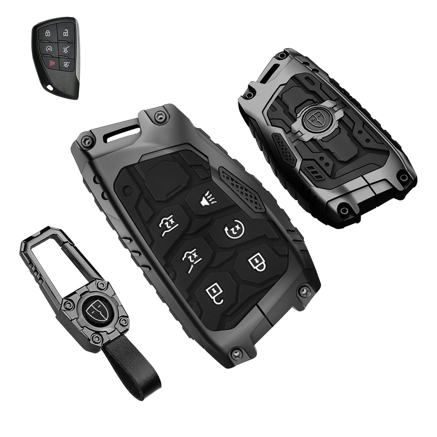 for Chevy Heavy Key fob Cover, for Chevy 2022 2023 2024 2025 Silverado ...