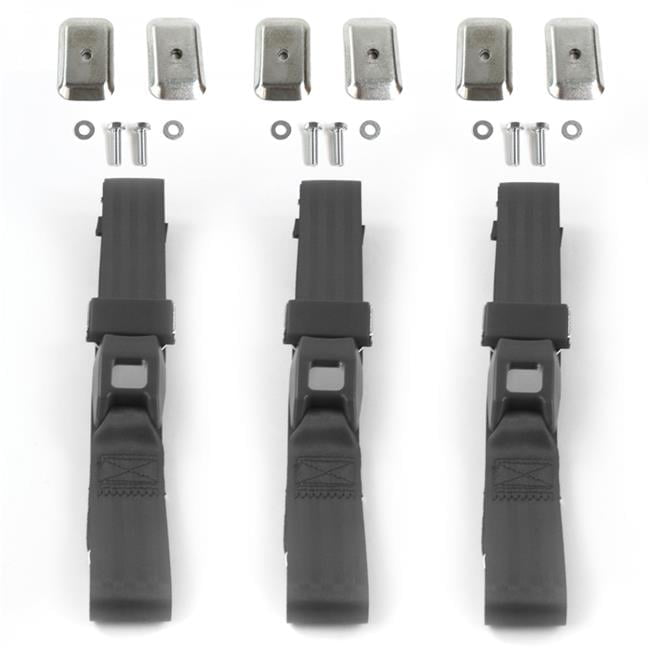 Chevy Impala 1965-1970 Standard 2 Point Charcoal Lap Bench Seat Belt ...