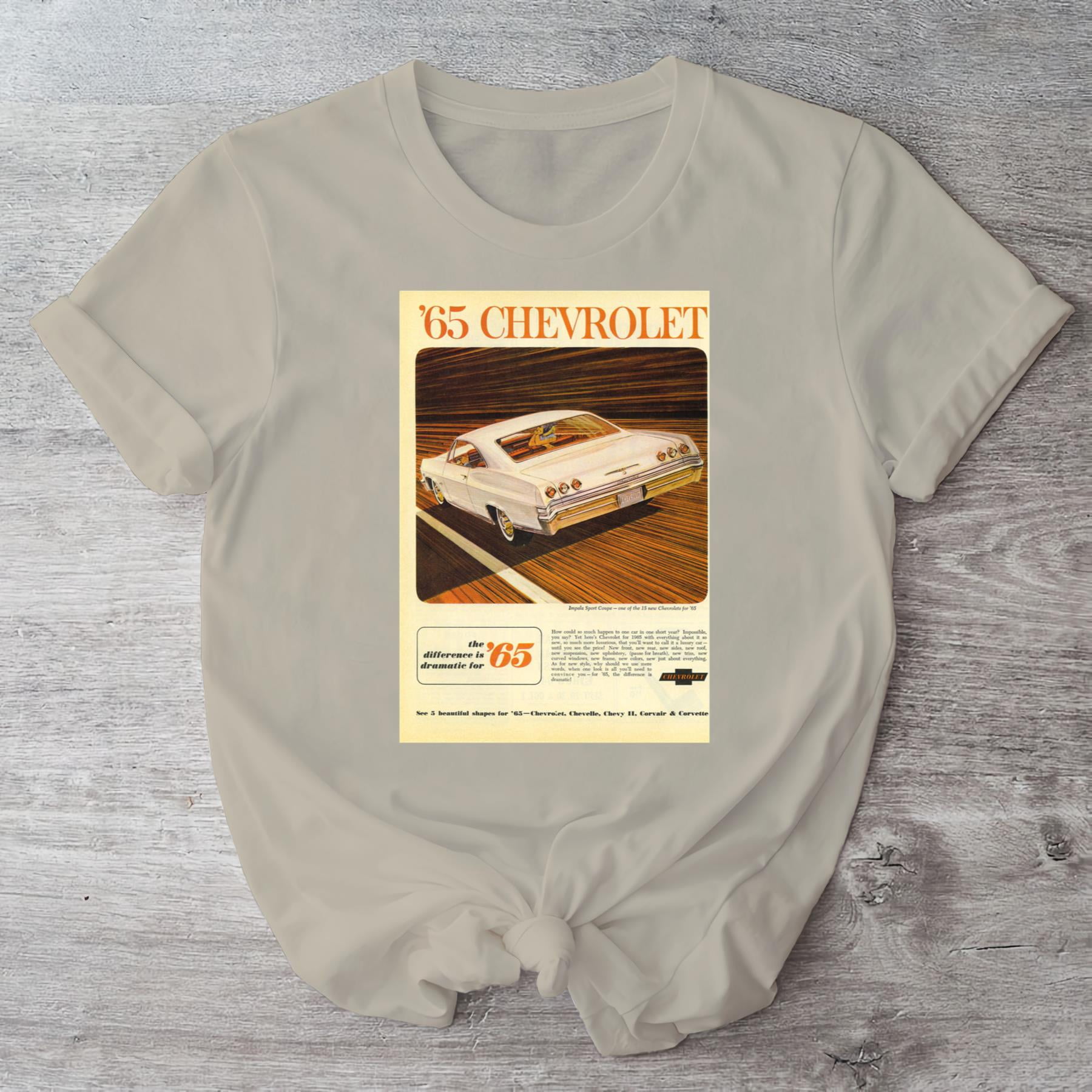 Chevy Impala Retro Tshirt Vintage 60s Catalog Unisex Full Size Tee ...