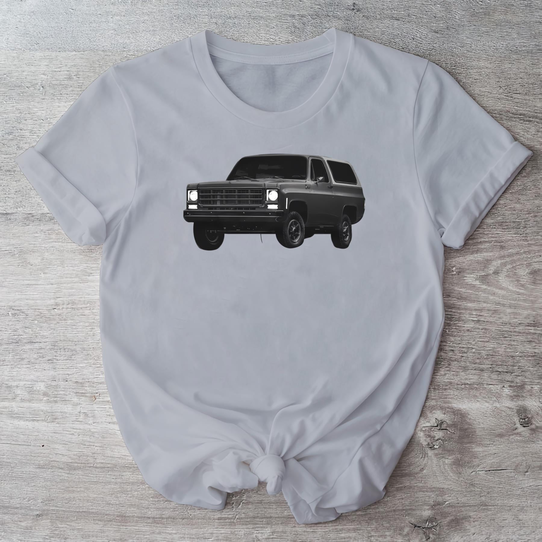 Chevy K5 Blazer Vintage Retro SUV T-Shirt 100% Cotton-TH40599 - Walmart.com