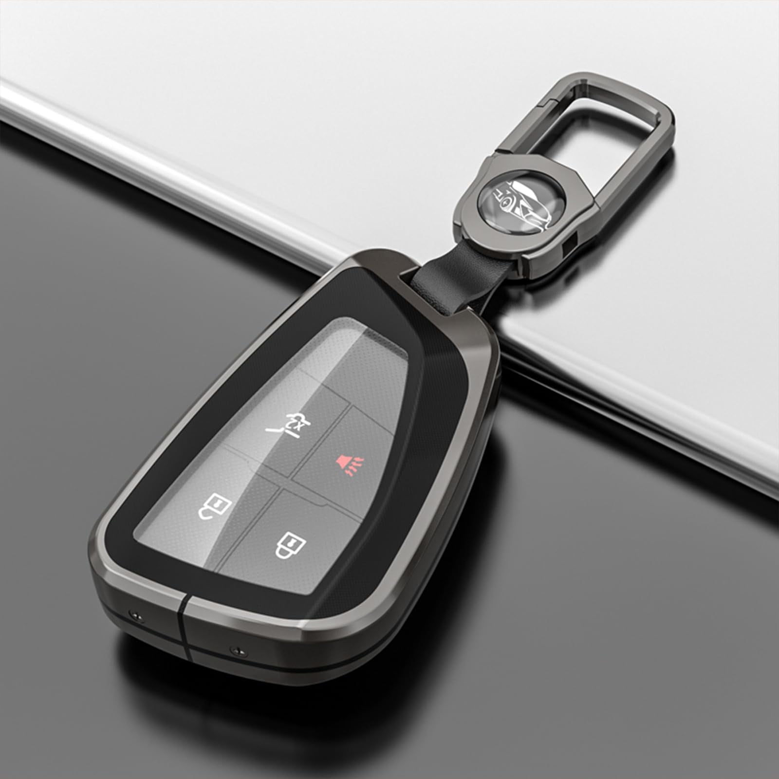 for Chevy Key Fob Cover, Chevy Accessories TPU+Zinc Alloy Key Fob Case ...