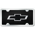 Chevy Logo Acrylic License Plate Kit (Black) - Walmart.com