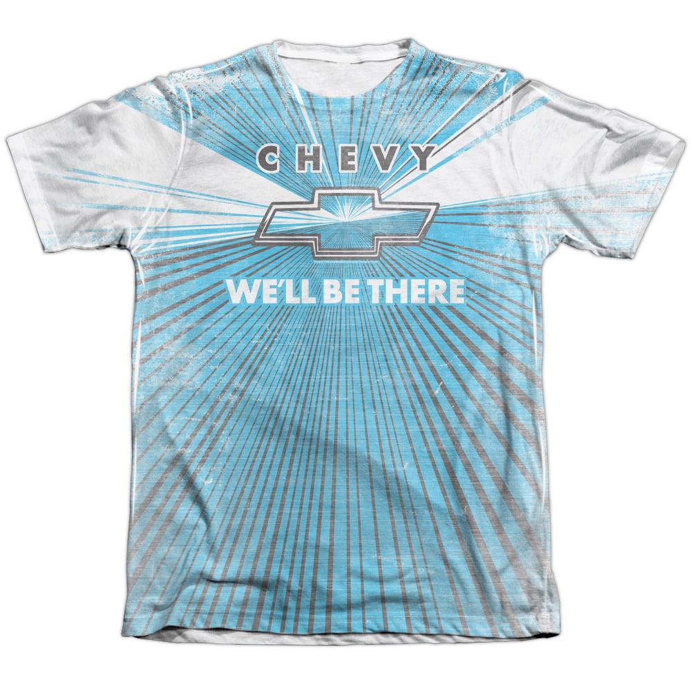 Chevy Men's We'll Be There Sublimation T-shirt White - Walmart.com