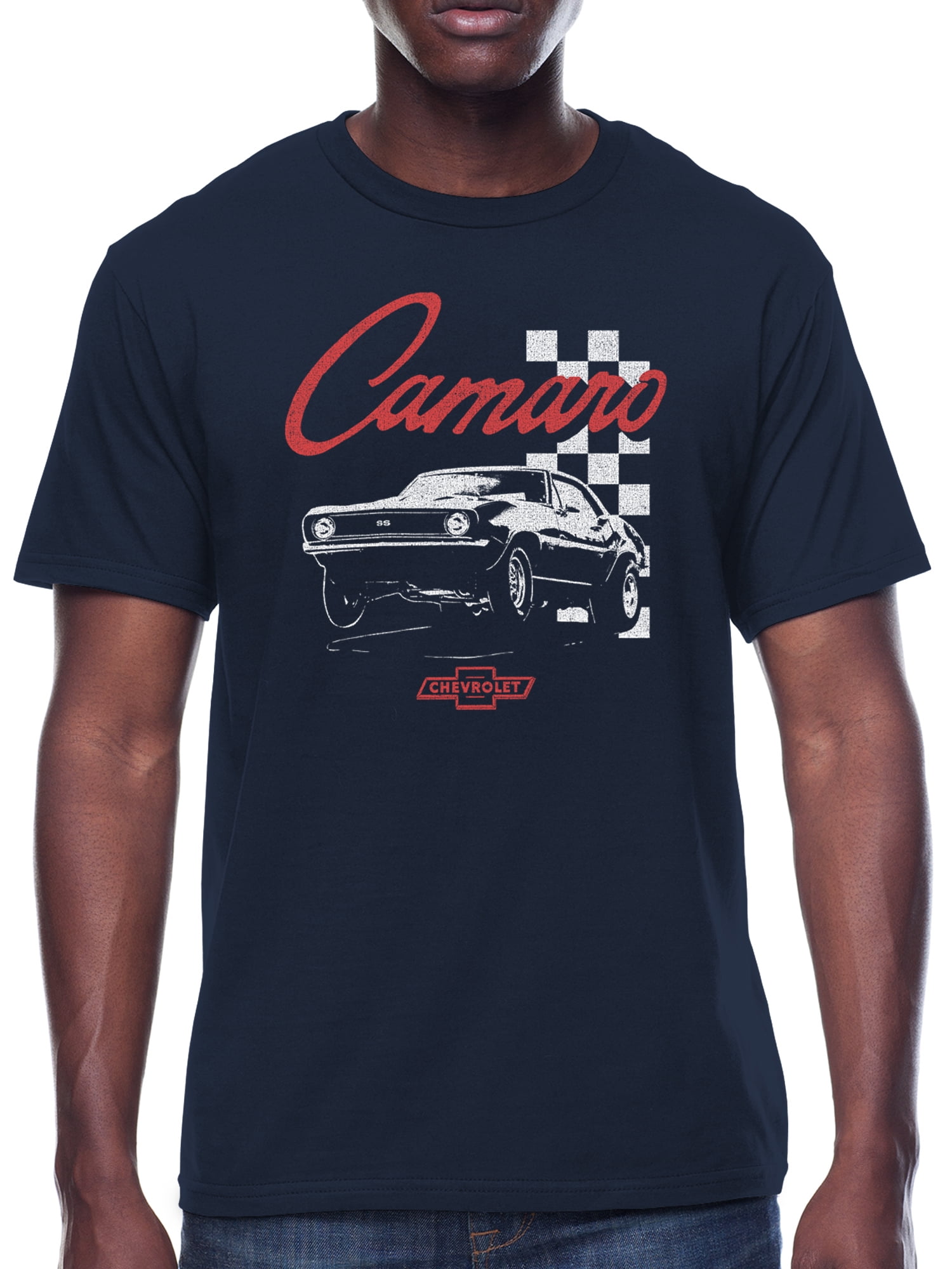 Chevy Men's & Big Men's Americana Chevy Camaro Graphic Crew Neck ...