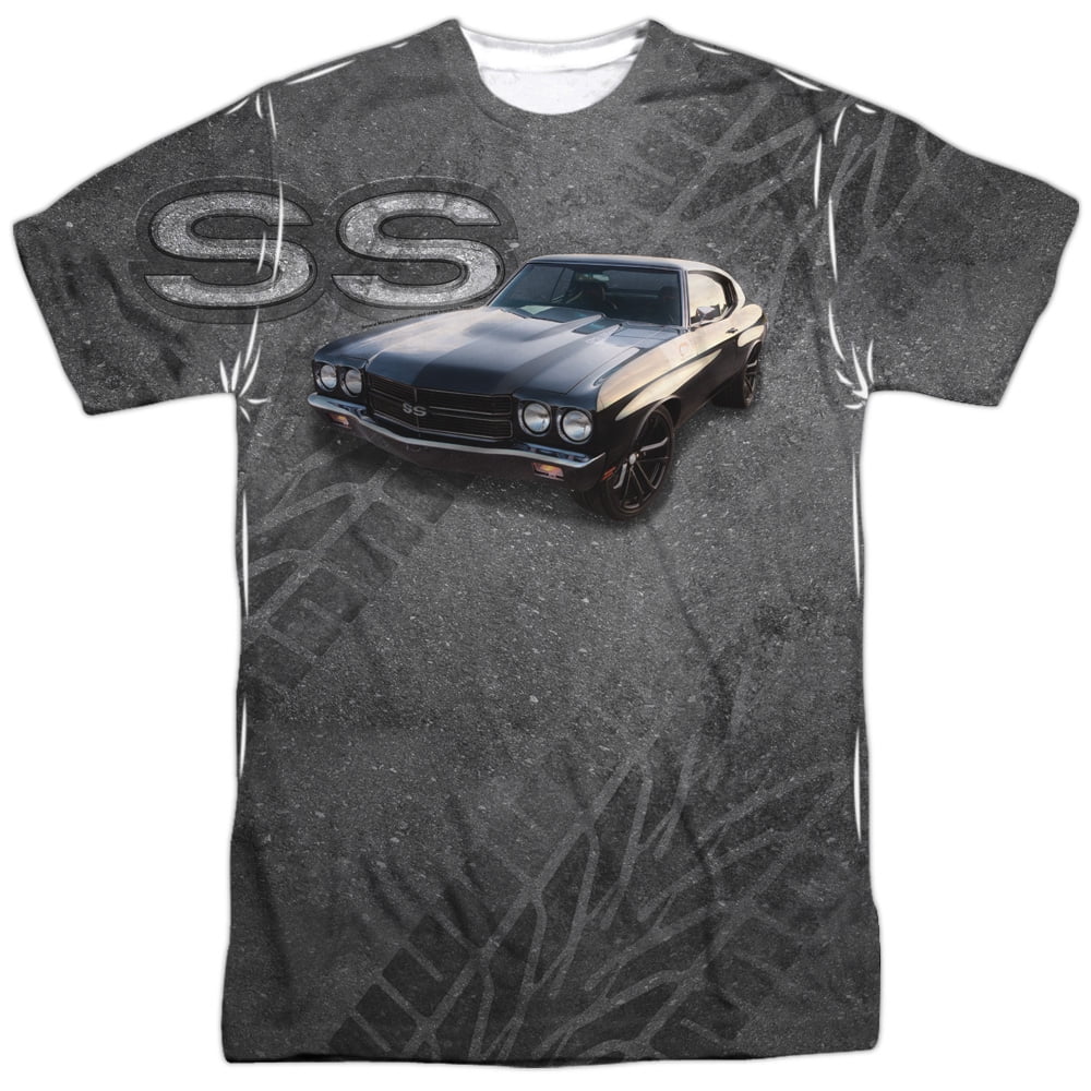 Chevy Muscle Chevelle Ss Mens Sublimation Polyester Shirt White ...