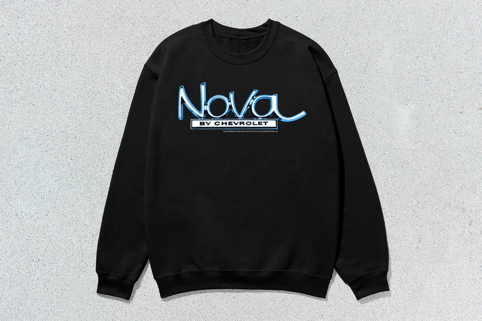 Chevy Nova logo t-shirt - Black - Walmart.com