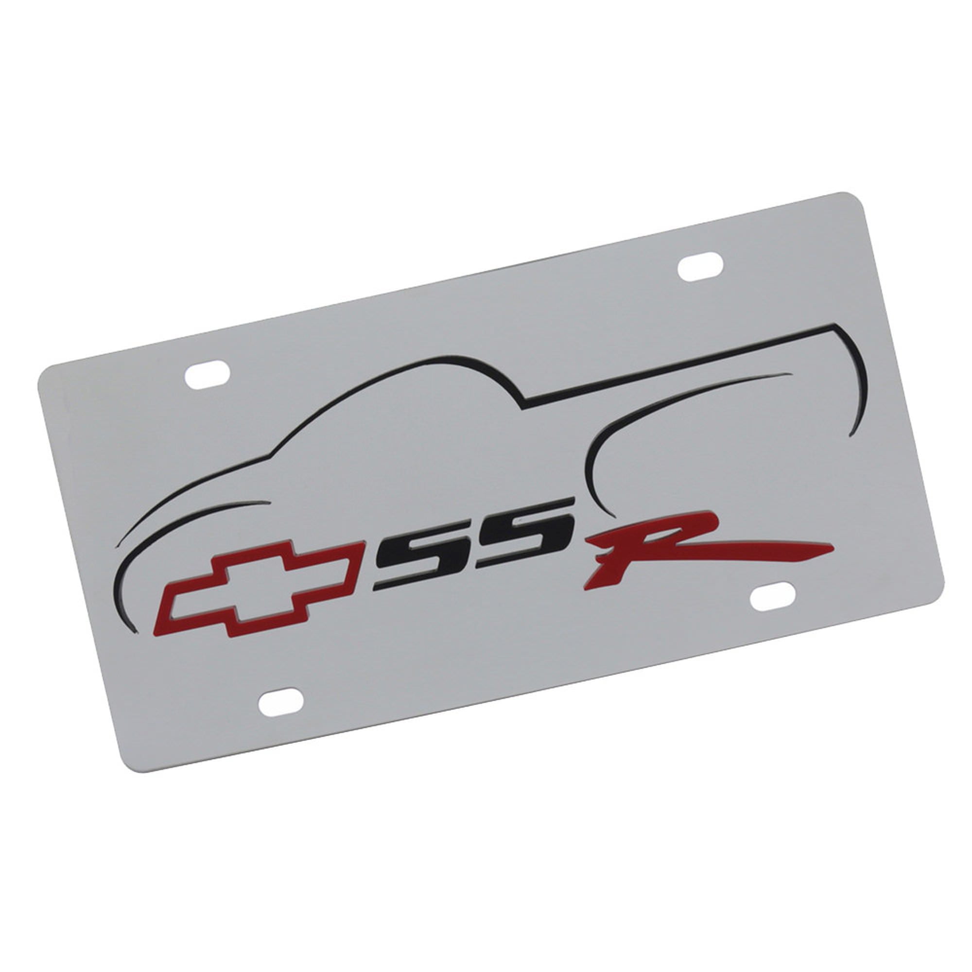 Chevy SSR Logo License Plate (Chrome) - Walmart.com