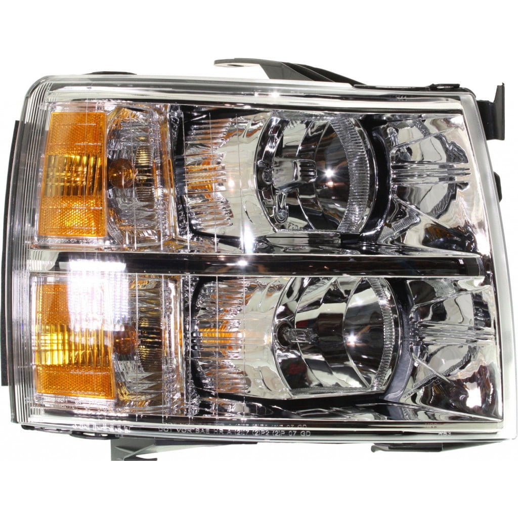 For Chevy Silverado 2007-2013/Silverado 1500 Hybrid 2009-2013 Headlight ...