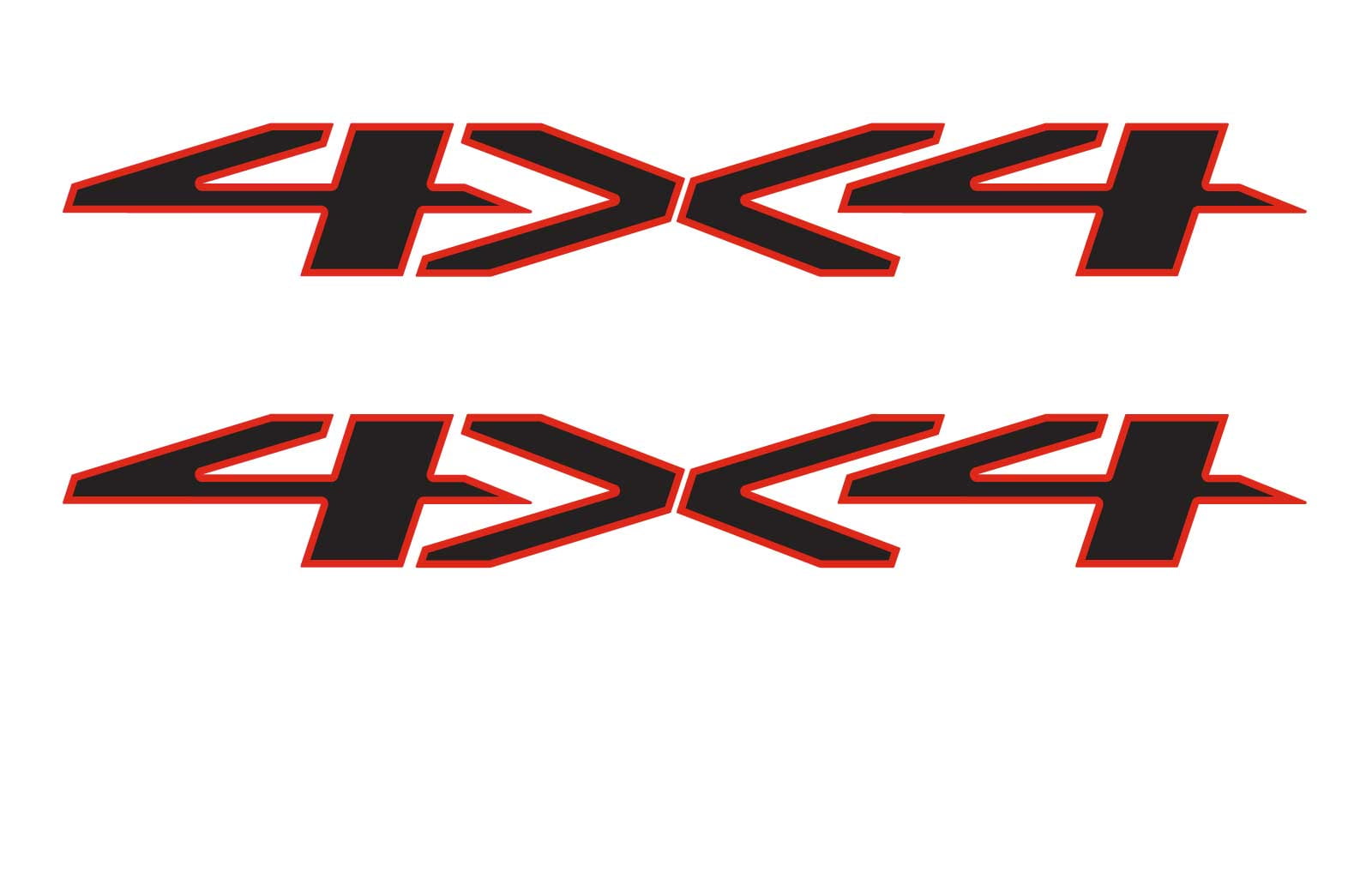 Chevy Silverado 4X4 Redline Bedside Decals 2019-2026 Set of 2 GM ...