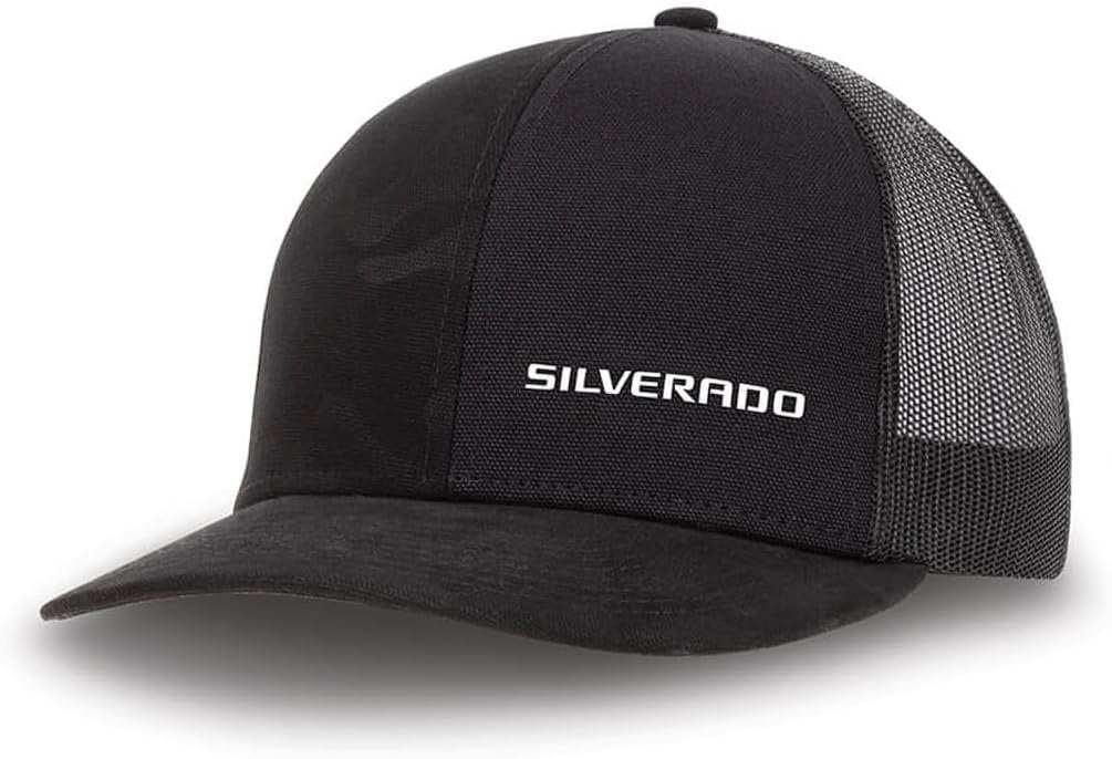 Chevy Silverado Camo Snapback Hat - Officially Licensed Chevrolet Cap ...