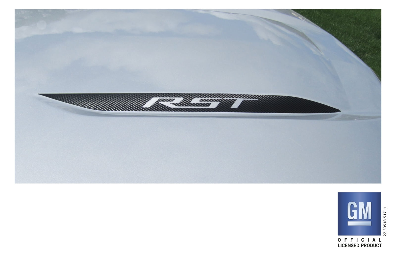 Chevy Silverado Carbon Fiber RST Hood Decals 2019-2025 Set of 2 GM ...
