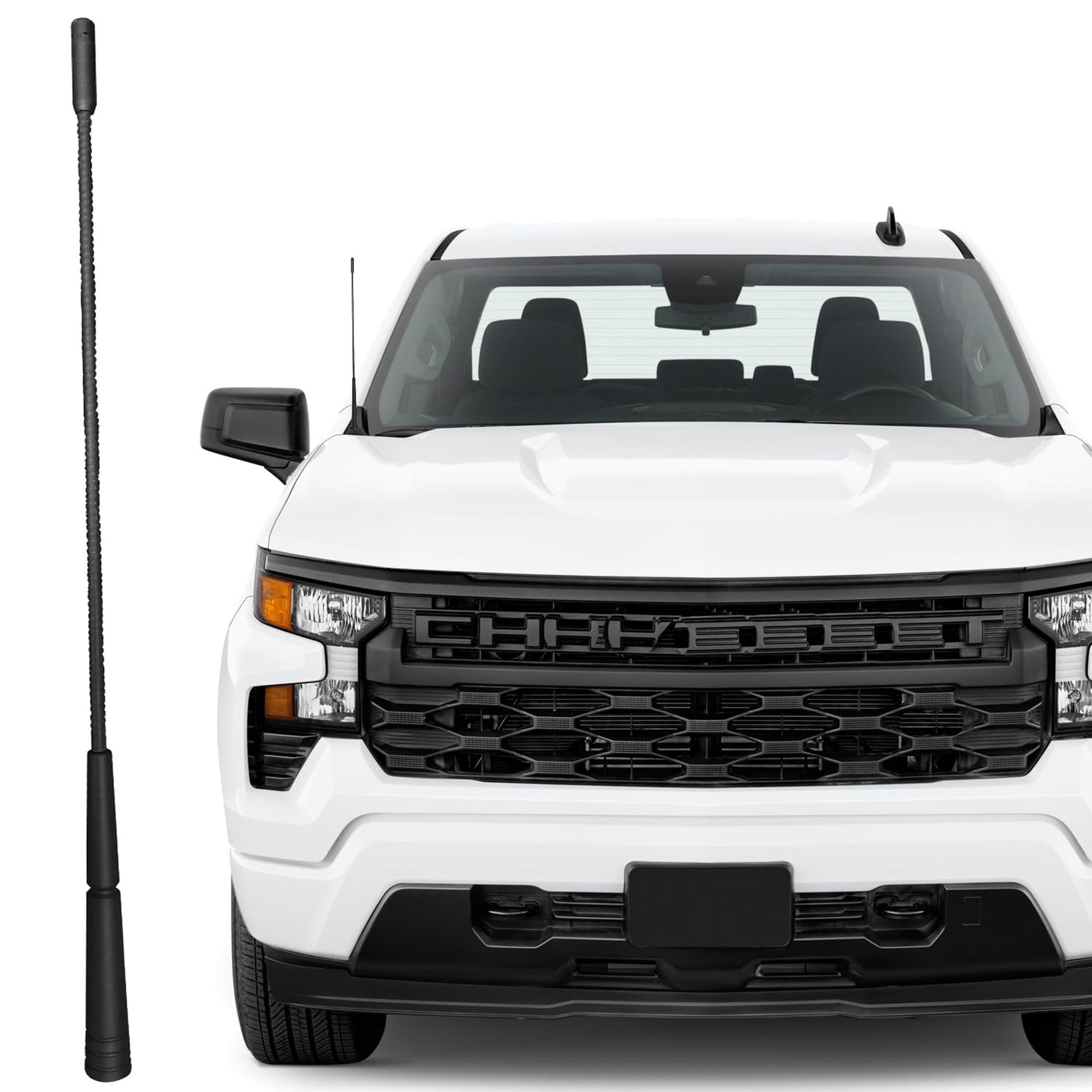 Chevy Silverado Flexible Rubber Antenna Mast Replacement 1999-2024 - Walmart.com
