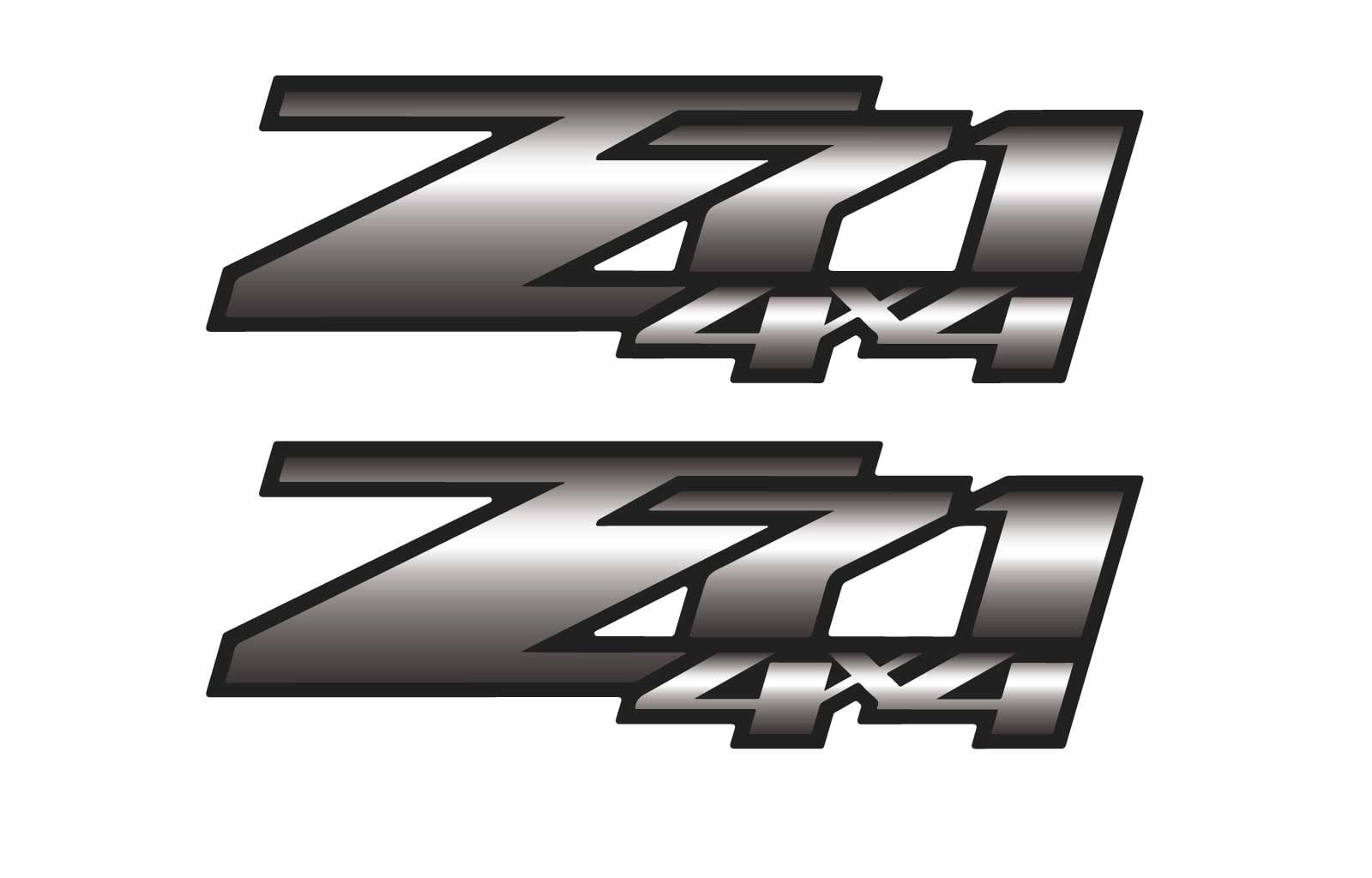 Chevy Silverado GMC Sierra Z71 4X4 Bedside Decals 2007-2013 Set of 2 GM ...