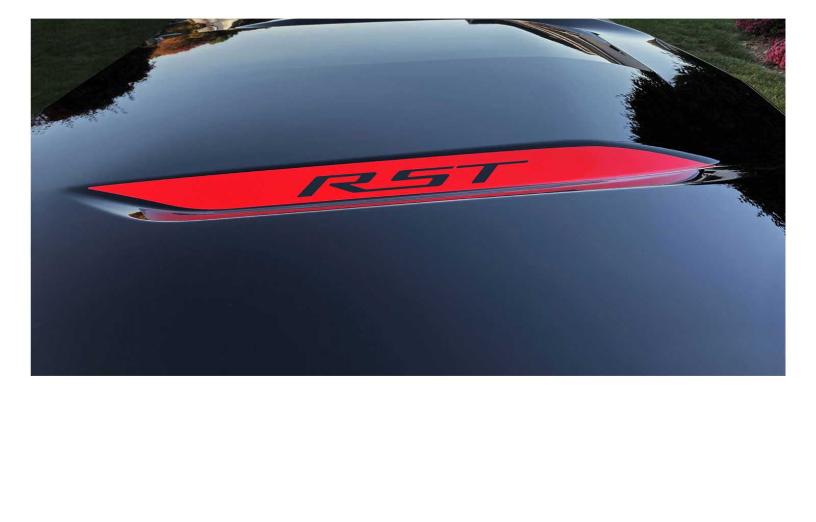 Chevy Silverado Red RST Hood Decals 2019-2026 Set of 2 GM Licensed ...
