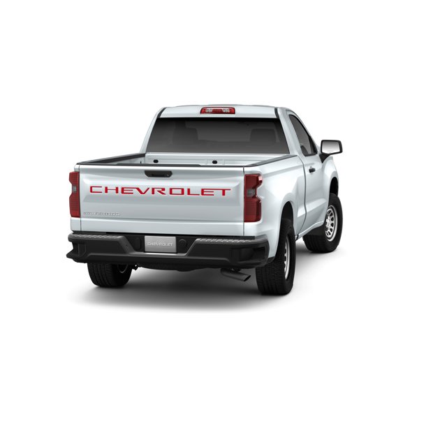 Chevy Silverado Red Rigid Plastic Chevy Tailgate Lettering Kit 2019 ...