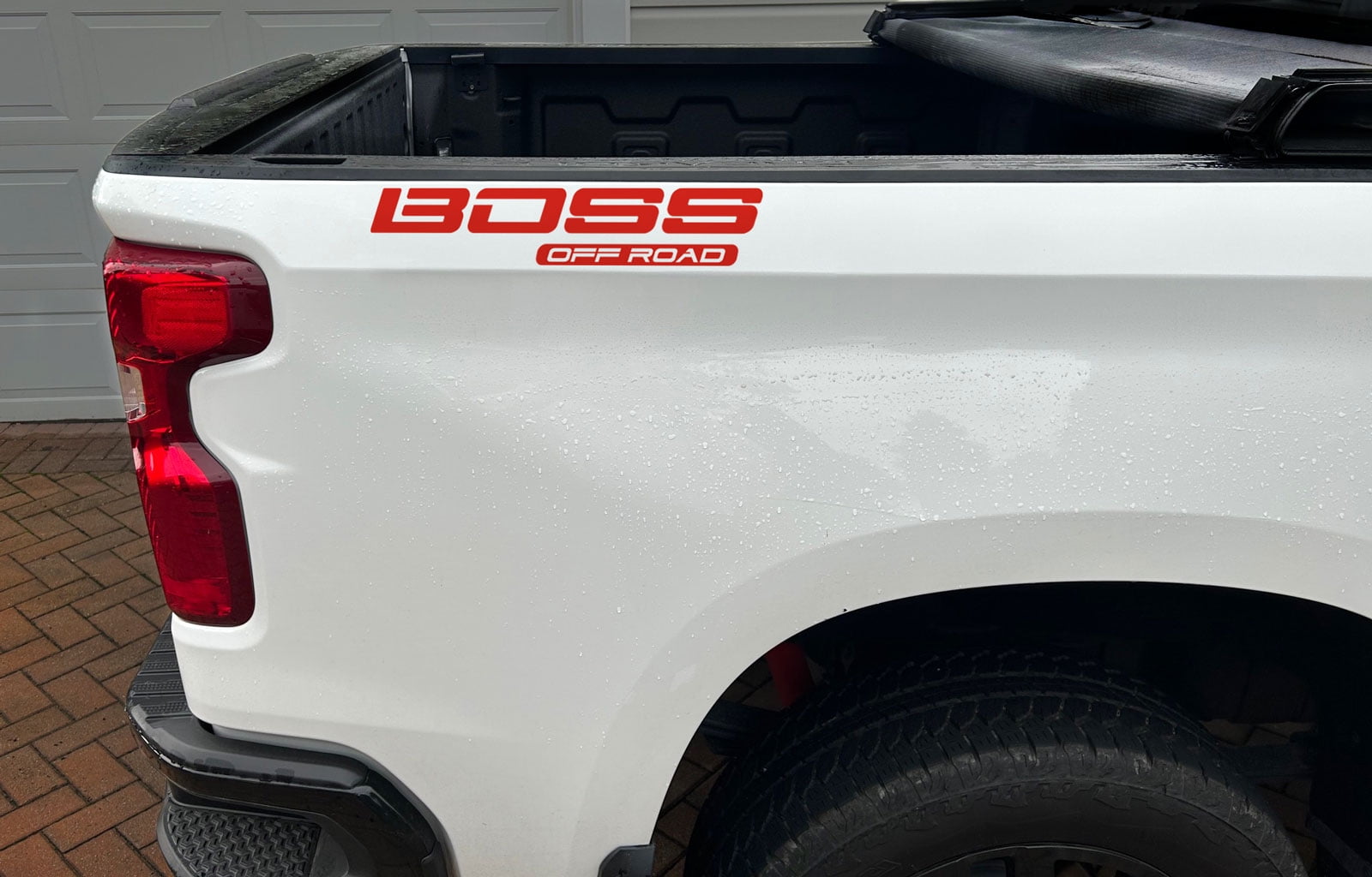 Chevy Silverado Red Trail BOSS OFF ROAD Bedside Decals 2019-2026 Set of ...