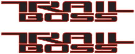 Chevy Silverado Redline Trail BOSS Bedside Decals 2019-2025 Set of 2 GM ...
