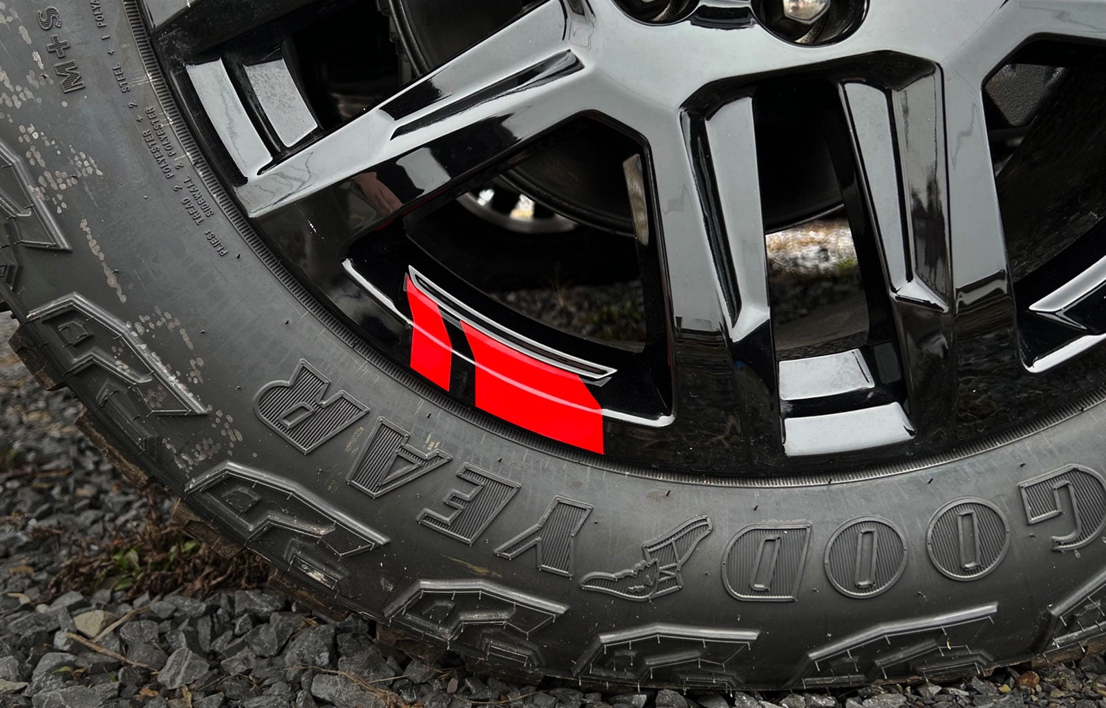 Chevy Silverado Redline Trail Boss Stripes Wheel Decals Fits 20" 2019 ...