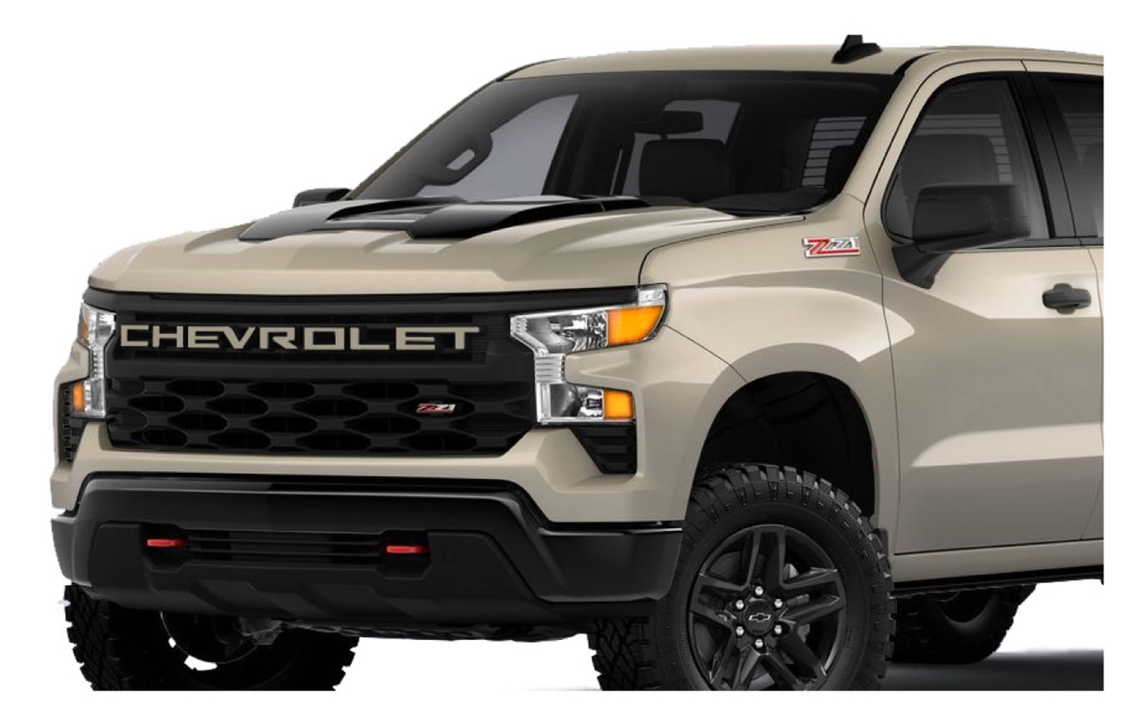 Chevy Silverado Sand Dune Trail Boss Grille Lettering Overlay Decals ...